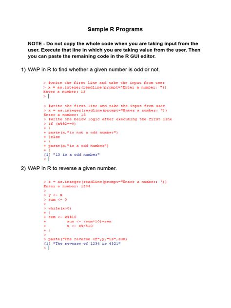 3 Sample R Programs Pdf