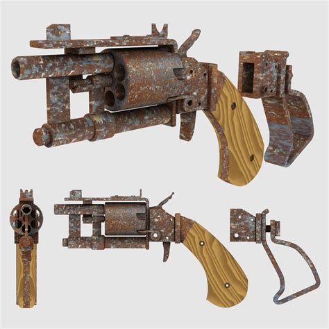 Fallout 4 Pipe Revolver Action Prop Alexander Stelar
