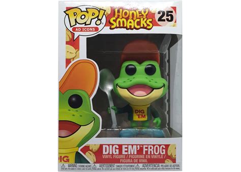 Funko Pop Ad Icons Honey Smacks Dig Em Frog Figure 25 Es