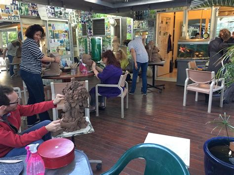 Afternoon Clay Art Sculpturing Class Such Fun With Lots Of Laughter
