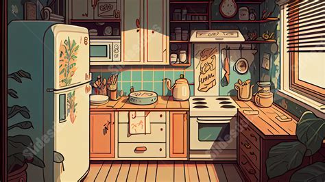 무료 복고풍 주방 향수 흑백 3d 렌더링 빈티지 압력 밥솥을 전면 보기 기기로 사용 Ppt 배경 Slidesdocs