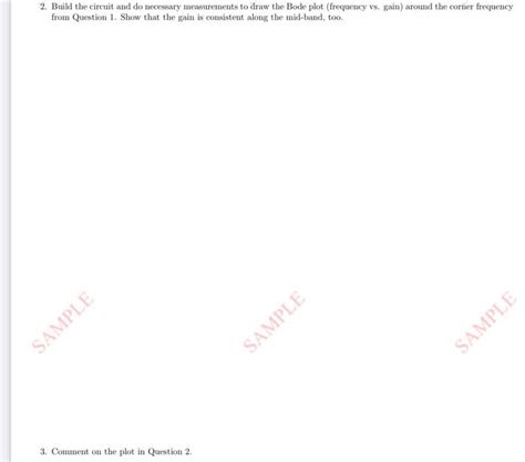 Solved Figure Circuit For Laboratory Experiment Chegg Com