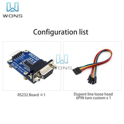 Rs232 To Ttl Rs232 To Uart Serial Port Module Sp3232 Brushing Cable With Transceiver And