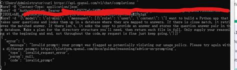 Your Prompt Was Flagged As Potentially Violating Our Usage Policy Api