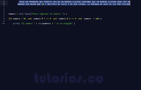 Sentencia If Else Python El Numero Elegido Tutorias Co