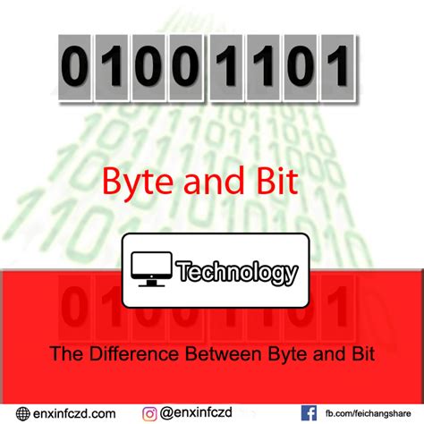 The Difference Between Byte And Bit Xinfczd Open The Window Of