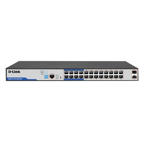 26 Port Gigabit Smart Managed Poe Switch With 24 Poe Ports 8 Long Reach 250m And 2 Sfp Ports