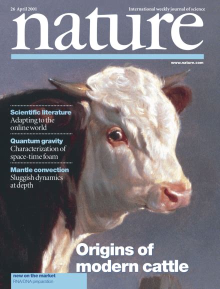 Volume 410 Issue 6832 26 April 2001