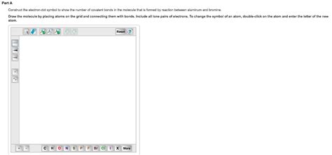 Solved Part A Construct The Electron Dot Symbol To Show The Chegg Com