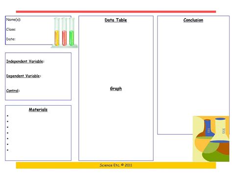 Free Printable Science Experiment Template