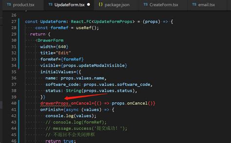 DrawerForm onReset会自动收起drawer Issue ant design pro components GitHub