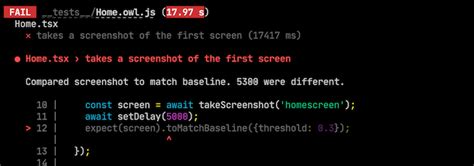 Setting Up Visual Regression Testing With React Native Owl Logrocket Blog