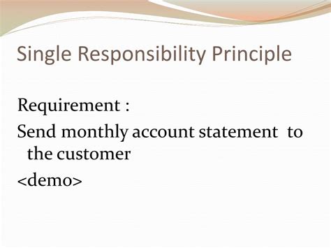 Ppt Principles Of Object Oriented Design Powerpoint Presentation
