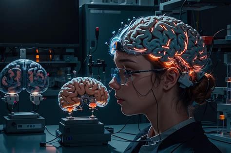 Premium Ai Image Neuroscience Laboratory