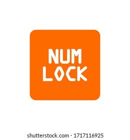 Illustration Vector Graphic Num Lock Button เวกเตอรสตอก ปลอดคาลขสทธ