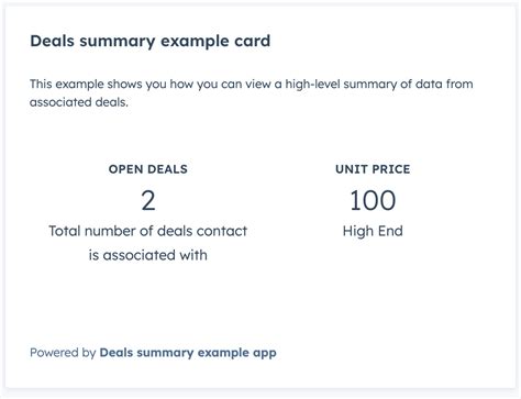 sample ui extensions hubspot