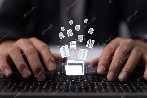 Premium Photo The Company Document Flow And Paperless Transition