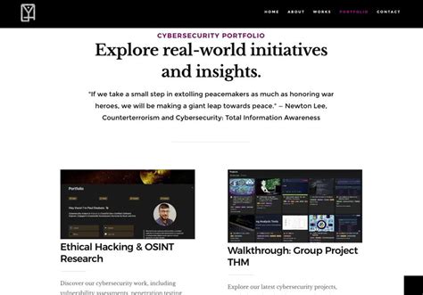 Webdevelopment Cybersecurity Javascript Portfolio Frontend Paul D