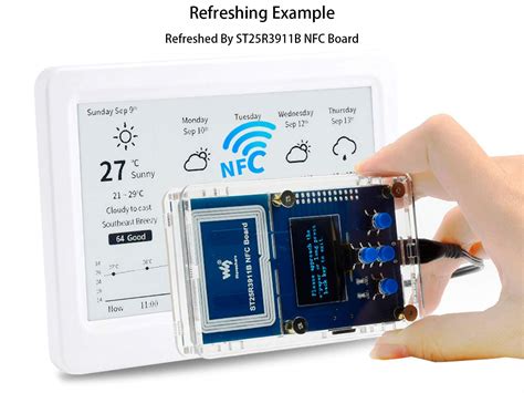 Buy Waveshare Inch Passive NFC Powered E Paper No Battery Required No Messy Wiring Novel