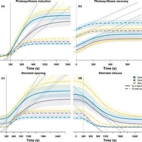 Fitted Sigmoidal Curves Used To Derive The Parameters τ λ Sl Max Of