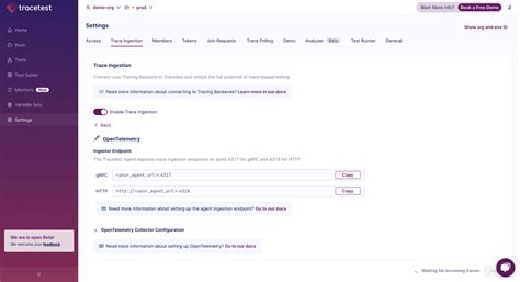 Tracetest Agent Private Access Tracetest Docs