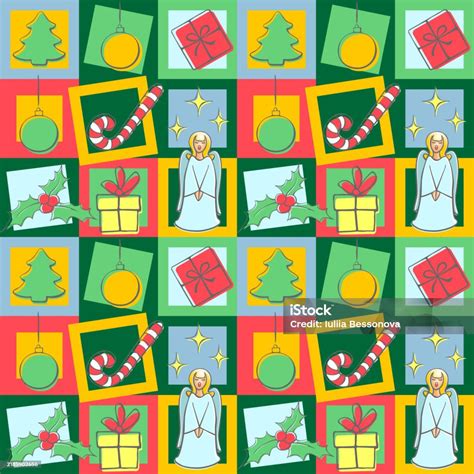 현대 기하학적 크리스마스 모자이크 완벽 한 패턴입니다 추상 크리스마스 휴일 아이콘 전통적인 겨울 장식과 함께 배경 축제 밝은 미니멀리스트 12 월 이벤트 프린트 0명에 대한