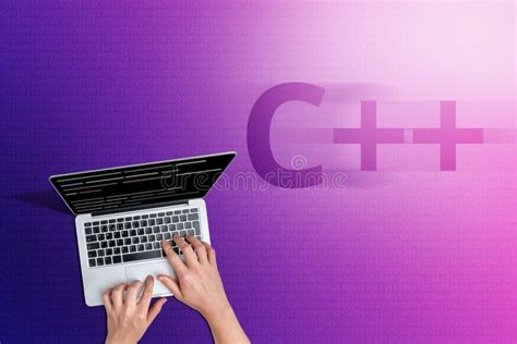 Concept Of The Popular Programming Language C Plus Plus Stock Image