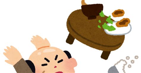 ちゃぶ台返しのイラスト かわいいフリー素材集 いらすとや