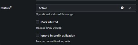 Ip Ranges Add New Toggle Ignore In Prefix Utilization · Issue 12925 · Netbox Community