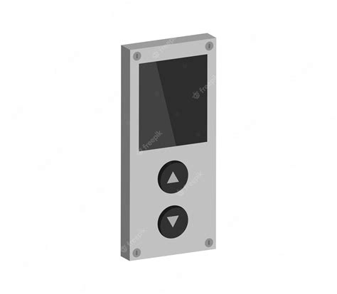 Premium Vector Elevator Button