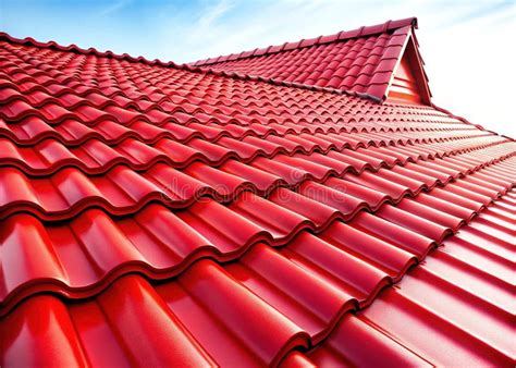 Stunning Red Roof Tiles Architectural Photography Of A Modern Home