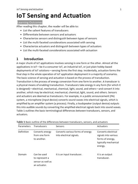 Iot Sensing And Actuation Pdf