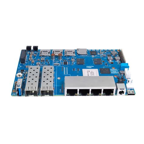 Open Source Hardware Banana Pi Bpi R4 Support Linux System With Mtk Mt7988 Soc 4gb Ram 8gb Emmc