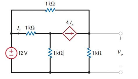 Solved Find I0 In The Network Using Nodal Analysisfind Vo
