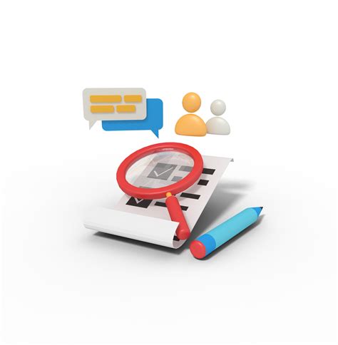 3d Illustration Of Searching Checklist Data 10987006 Png