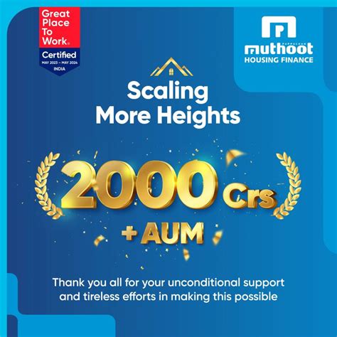 Mhfcl Achievement Muthoot Housing Finance Company Limited 36 Comments