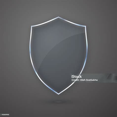 투명 방패 안전 유리 배지 아이콘입니다 프라이버시 가드 배너입니다 보호 쉴드 개념입니다 장식 보안 요소입니다 방어 기호입니다