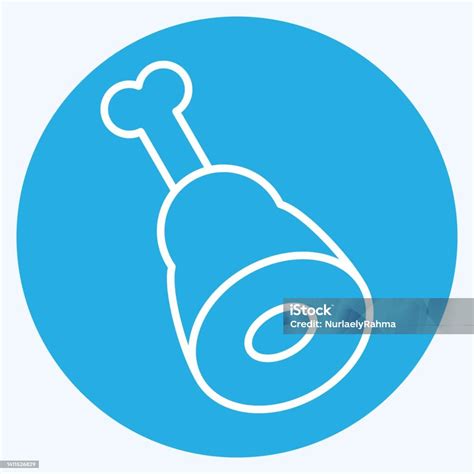 Icône Ham Convient Pour Le Symbole De Léducation Style Yeux Bleus Conception Simple Modifiable