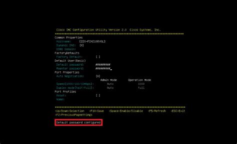 Ucs C 시리즈의 Cimccisco Integrated Management Controller 비밀번호 복구 절차