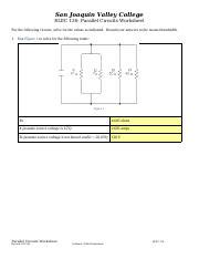 Solve Parallel Circuits With Figures 1 2 And 3 ELEC 130 Course Hero