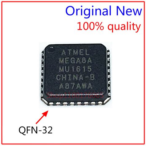 Interfaz De Atmega8a Mu Ic Qfn 32 Serializador Serie De Solución