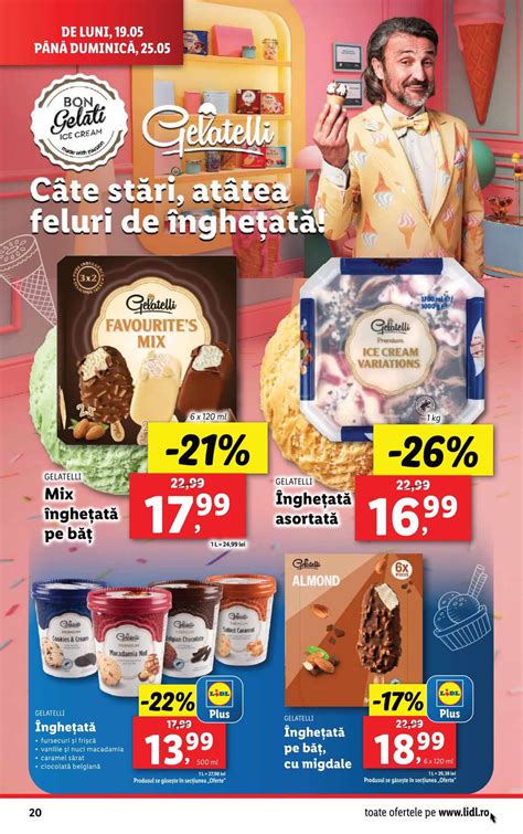 Oferte Lidl Inghetata Gelatelli Din 19 Mai 2025 Revista Lidl