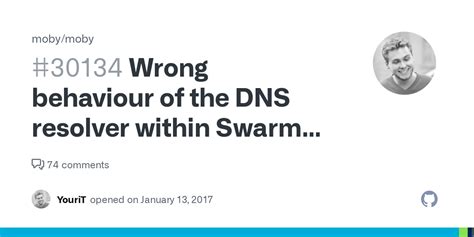 Wrong Behaviour Of The DNS Resolver Within Swarm Mode Overlay Network Issue Moby Moby