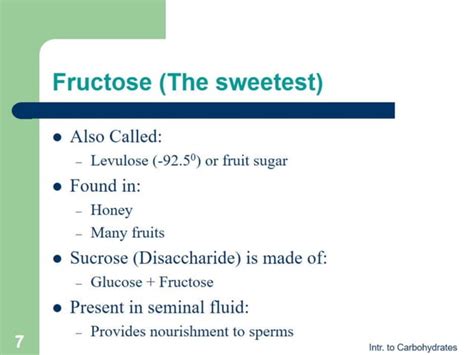 Few Important Monosaccharides Ppt