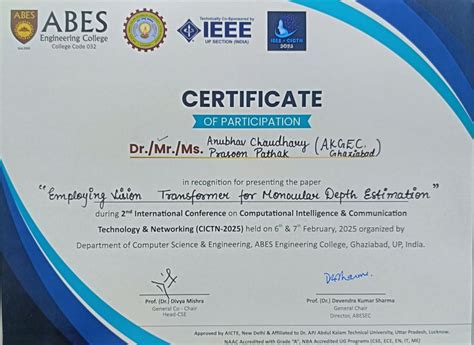 Ieee Research Computervision Deeplearning Visiontransformers Ai Anubhav Chaudhary