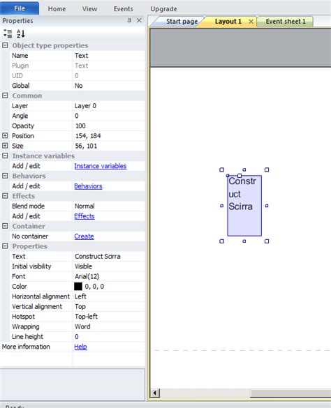 text wrapping bug · issue 5286 · scirra construct bugs · github