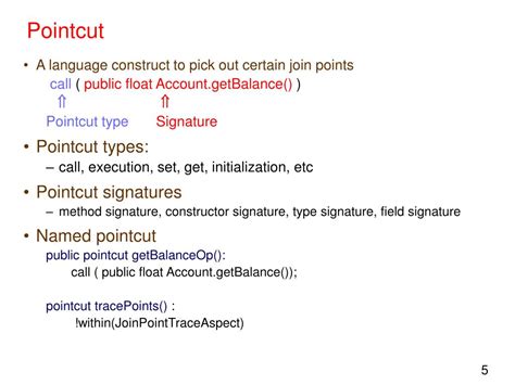 Ppt Aspect Oriented Programming And Aspectj Part 3 Powerpoint Presentation Id5348652