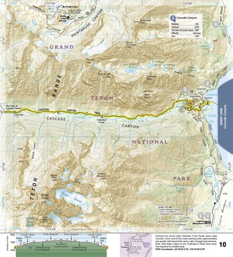 Grand Teton Day Hikes And National Park Map Map Pack Bundle Us Park Pass