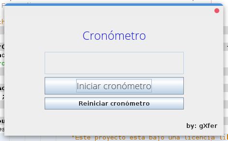 Cronómetro en java LiNuXiToS