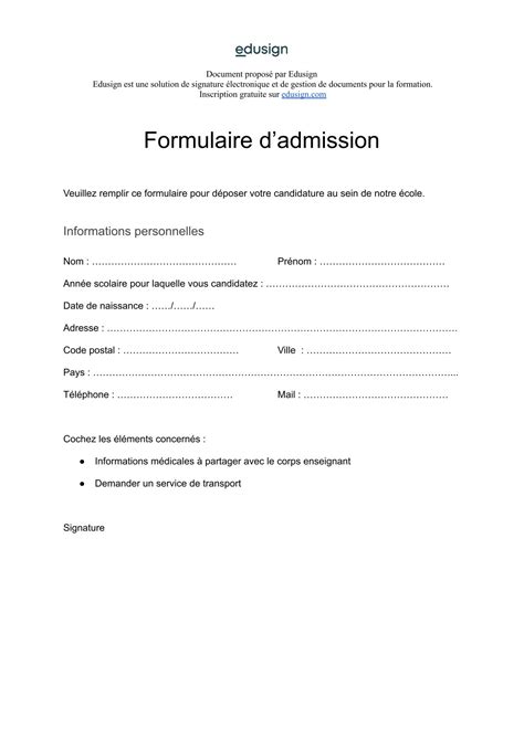 D Charge De Responsabilit Mod Le Gratuit En Format Word Pdf Edusign